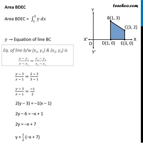 question 4 using integration find area of triangle class 12