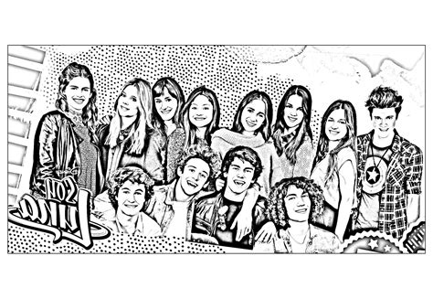Coloriage De Soy Luna A Imprimer Gratuit Garcon