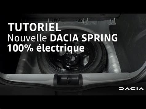NOUVELLE DACIA SPRING 100 ÉLECTRIQUE Roue de secours DACIA YouTube