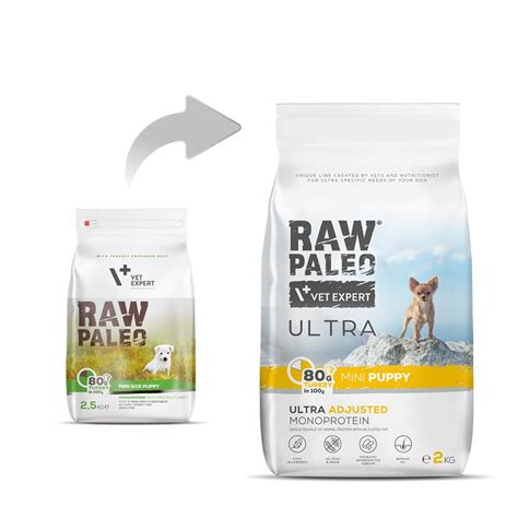 RAW PALEO ULTRA TURKEY PUPPY MINI Sucha Karma Z Indykiem Dla
