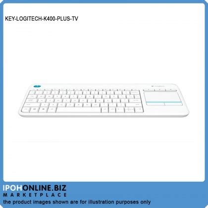 Logitech Wireless Touch Keyboard K400 Plus HTPC Keyboard For Internet