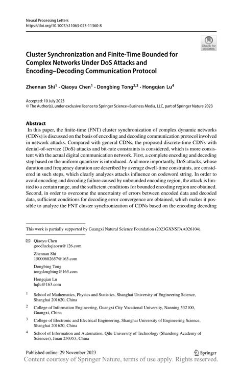 cluster synchronization and finite time bounded for complex networks under dos attacks and