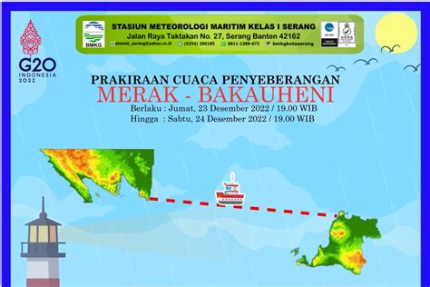 BMKG Minta Jalur Merak Bakauheni Waspada Cuaca Ekstrem ANTARA News