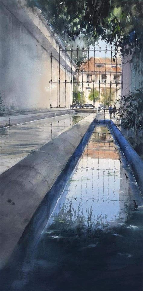 Pablo Ruben Lopez Sanz 2018 Watercolor Art Water Painting