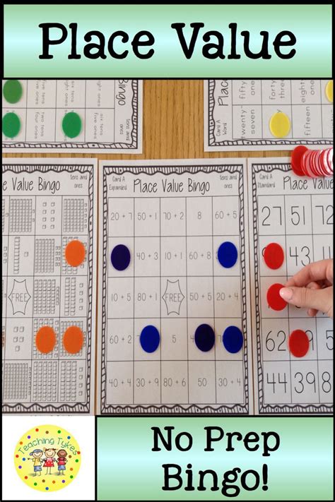 Place Value Bingo Tens And Ones Tens Ones Math Printable Bingo Cards