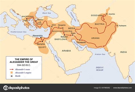 Alexander The Great In Battle Map