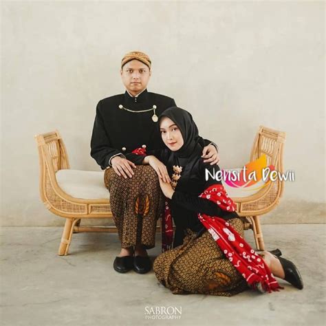 Jual Baju Couple Adat Jawa Solo Baju Prewed Motif Truntum Garuda