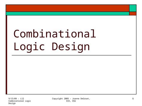 ppt lectures lect 12 combinational logic design ppt dokumen tips