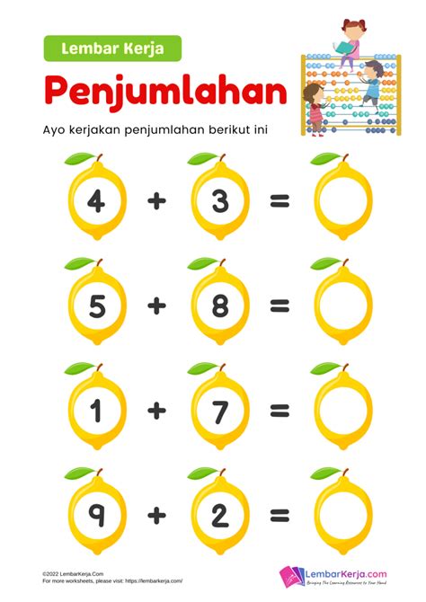 Penjumlahan Lembarkerja