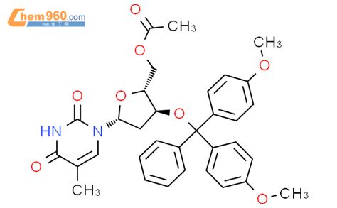 76054 82 5 Thymidine 3 O Bis 4 Methoxyphenyl Phenylmethyl 5