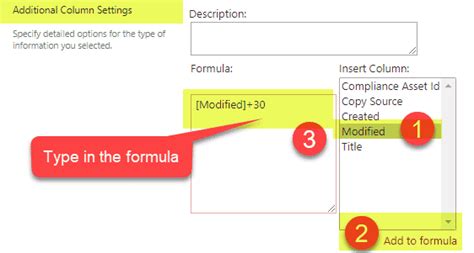 calculated column sharepoint