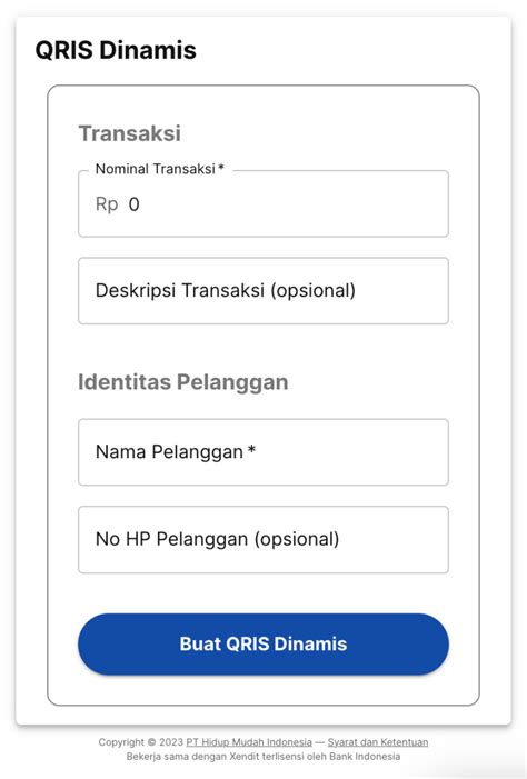 Mudah Indonesia Bantuan Transaksi Dengan QRIS Dinamis
