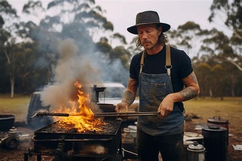 Premium Photo Embers Essence The Aussie BBQ Experience