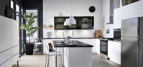 Ikea Black And White Kitchen Hot Sale Aikicai Org