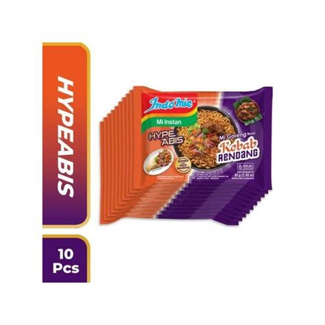 Mi Instant Indomie Hype Abis Kebab Rendang Pcs Mie Enak Dan Murah