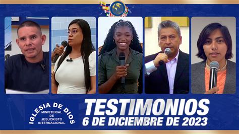 Testimonios 6 De Diciembre De 2023 Iglesia De Dios Ministerial De