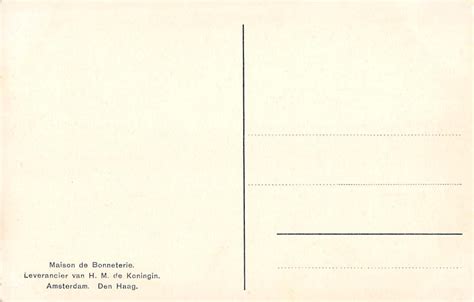 S Gravenhage Of Amsterdam Trappenhuis Reclame Maison De Bonneterie
