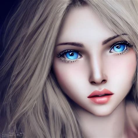 Girl Real Perfect Female Anatomy Blonde Beautiful Complete S Arthubai