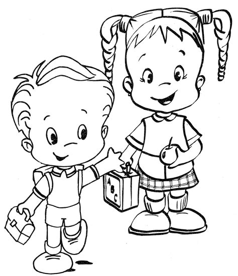 Dibujos de niños para colorear Colorear imágenes
