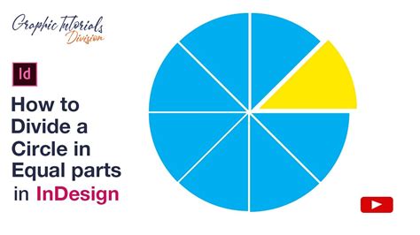 How To Divide A Circle In Equal Parts In Adobe Indesign Youtube