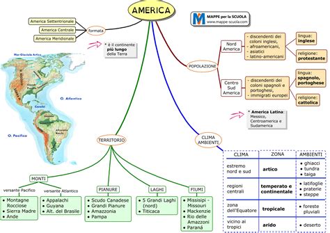 Mappe Per La Scuola AMERICA