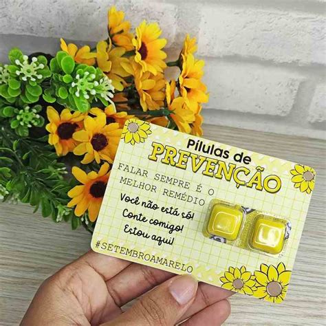 Lembrancinha Setembro Amarelo Ideias F Ceis E Criativas