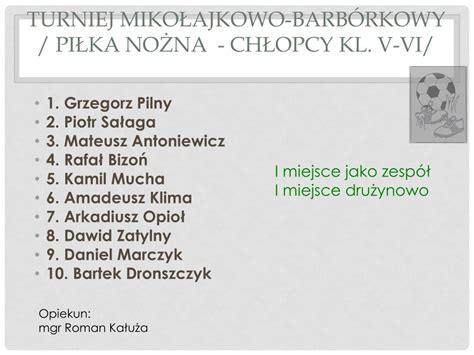 PPT Sukcesy uczniów Szkoły Podstawowej nr 1 im Karola Miarki w