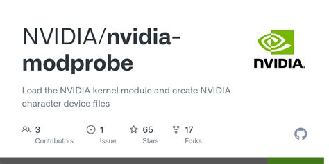 GitHub NVIDIA Nvidia Modprobe Load The NVIDIA Kernel Module And
