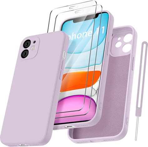 Qasyfanc Coque Protection Cam Ra Pour Iphone Avec Pi Ces Verre
