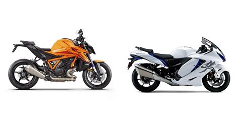Motorrad Vergleich KTM 1390 Super Duke R EVO 2024 Vs Suzuki GSX 1300 R