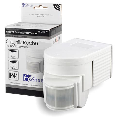 Czujnik Ruchu Zmierzchu PIR Zewnętrzny Led Electro24 pl