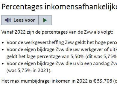 Inkomstenbelasting Rekentool Voor Zzp Optimaal Belasting Vermijden