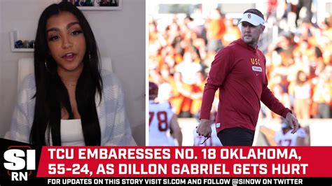 WATCH TCU Embarrassed No 18 Oklahoma 55 24 Sports Illustrated TCU