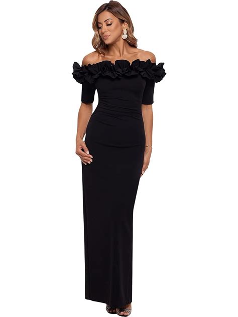Nicole Miller Felix Techy Crepe Strapless Gown Black FREE SHIPPING