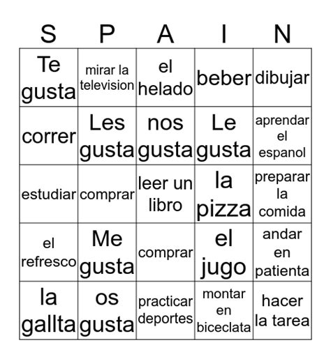 Un Repaso Bingo Card