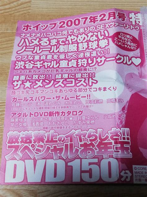 ホイップ 2007年2月 付録ディスクのみ 佐藤ローラ 渚 遥めぐみ 糸矢めい 岸波莉穂 高橋まみ ほかの商品情報アダルトカテゴリエロ