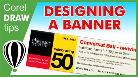 Steps In Designing A Banner In Coreldraw Youtube