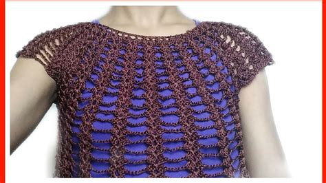 BLUSA en crochet súper FÁCIL YouTube