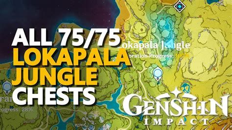 Lokapala Jungle Chests Genshin Impact All 75 75 YouTube