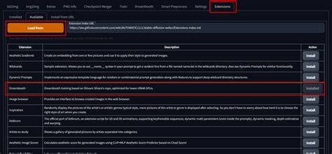 GitHub D8ahazard Sd Dreambooth Extension