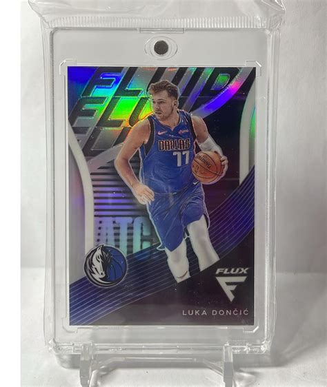 Luka Doncic 2020 21 Panini Flux Fluid Silver No 8 NBA Card Hobbies