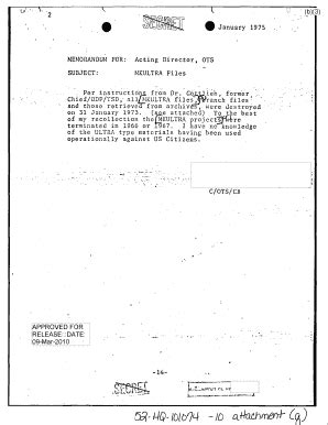 Fillable Online Cia MKULTRA FILES Cia Fax Email Print PdfFiller
