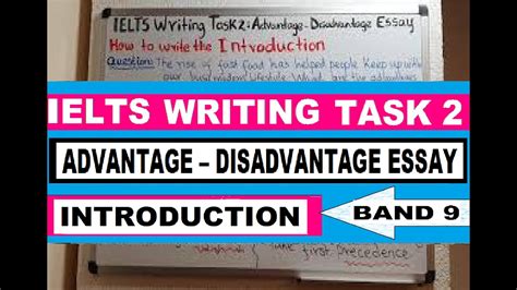 IELTS Writing Task 2 Advantage Disadvantage Essay Question 1 How