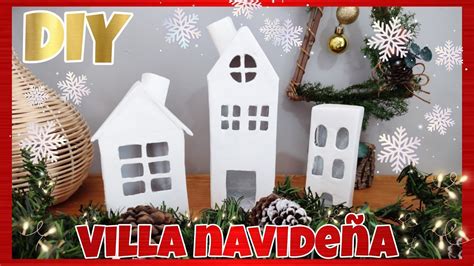 Cómo hacer una villa Navideña Manualidades Navideñas 2022 YouTube