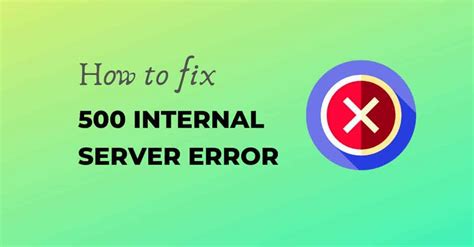 6 Easy Ways To Fix 500 Internal Server Error In WordPress