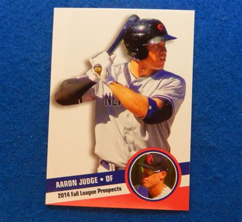 AARON JUDGE 2014 Minor League Rookie Baseball Card Hot Shot Prospects