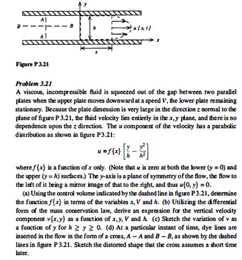figure p3 21 problem 3 21 a viscous incompressible