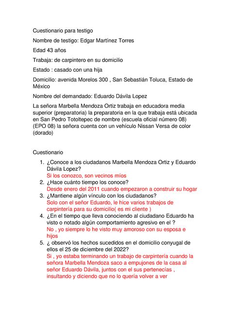 Cuestionario Studocu