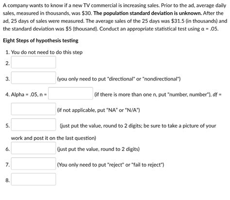 Solved A Company Wants To Know If A New TV Commercial Is Chegg