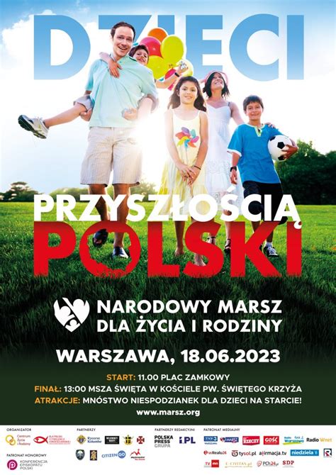 Narodowy Marsz dla Życia i Rodziny 2023 już za miesiąc Marsz dla